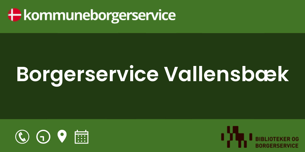 Borgerservice Vallensbæk | Kommune Vallensbæk